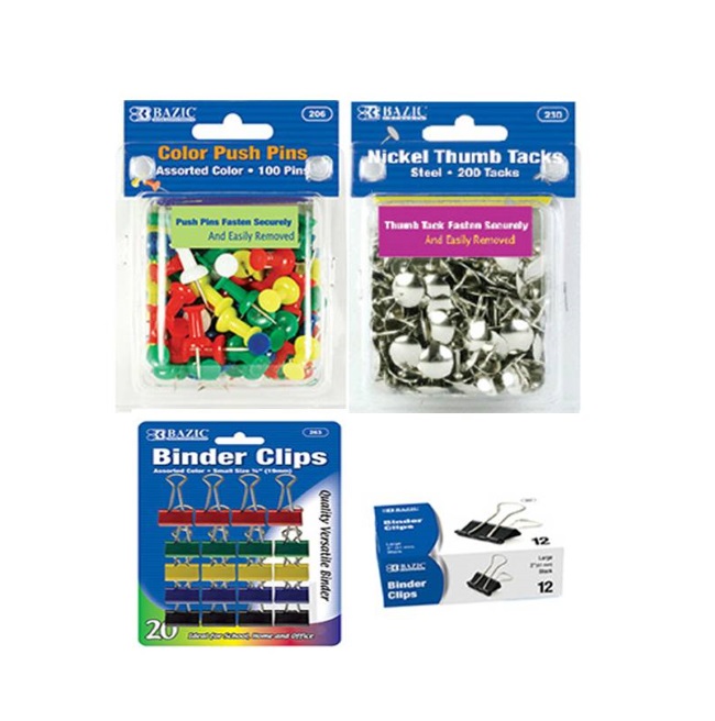 Paper Clips Binder, Clips Tacks & Pins | Wholesale Prices