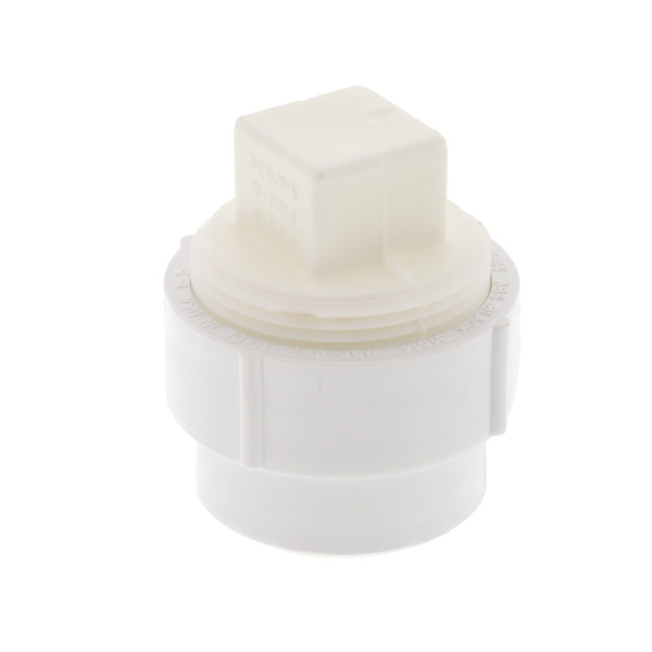 PVC Cleanout Adapter with Plug 1-1/2" - Mazer Wholesale, Inc.
