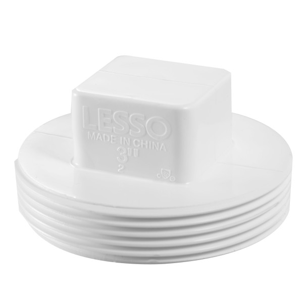 PVC Cleanout Plug 4" - Mazer Wholesale, Inc.